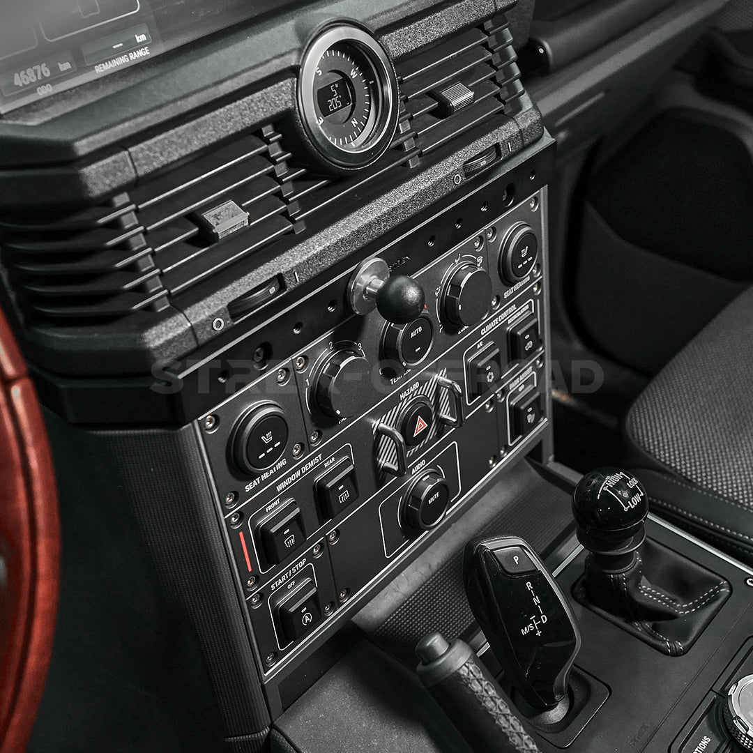 INEOS Grenadier Aluminum Console Track - Phone Holder & Expansion