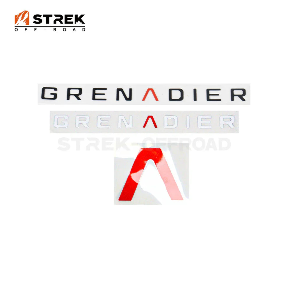 Ineos Grenadier Custom Logo Stickers - Hood & Tailgate | Strek Offroad