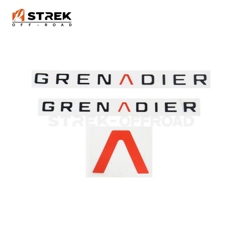 Ineos Grenadier Custom Logo Stickers - Hood & Tailgate | Strek Offroad