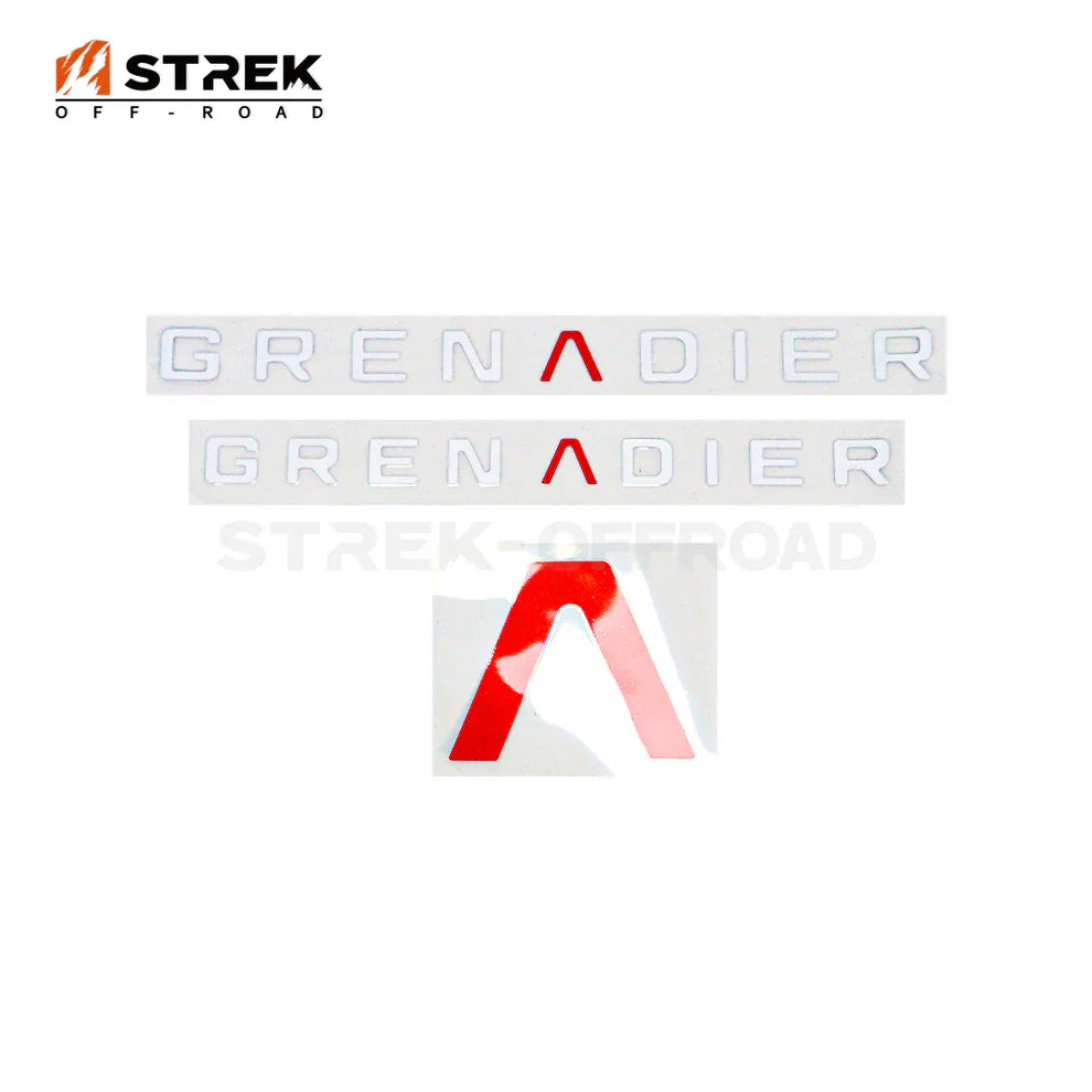 Ineos Grenadier Custom Logo Stickers - Hood & Tailgate | Strek Offroad