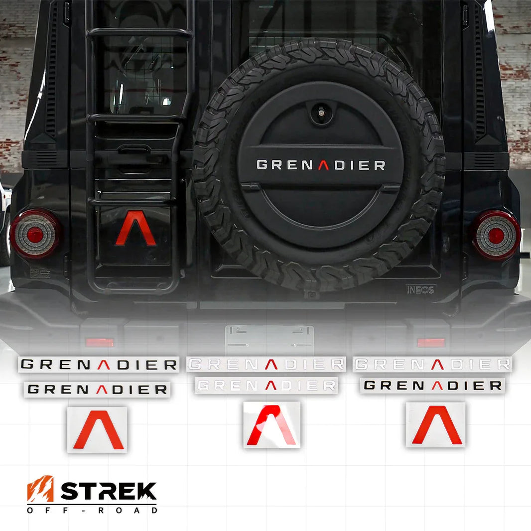 Ineos Grenadier Custom Logo Stickers - Hood & Tailgate | Strek Offroad