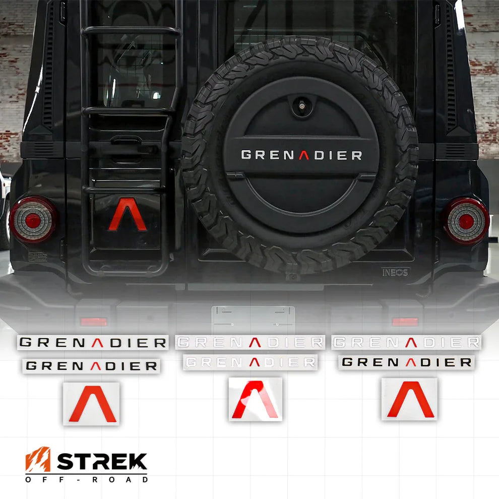 Ineos Grenadier Custom Logo Stickers - Hood & Tailgate | Strek Offroad