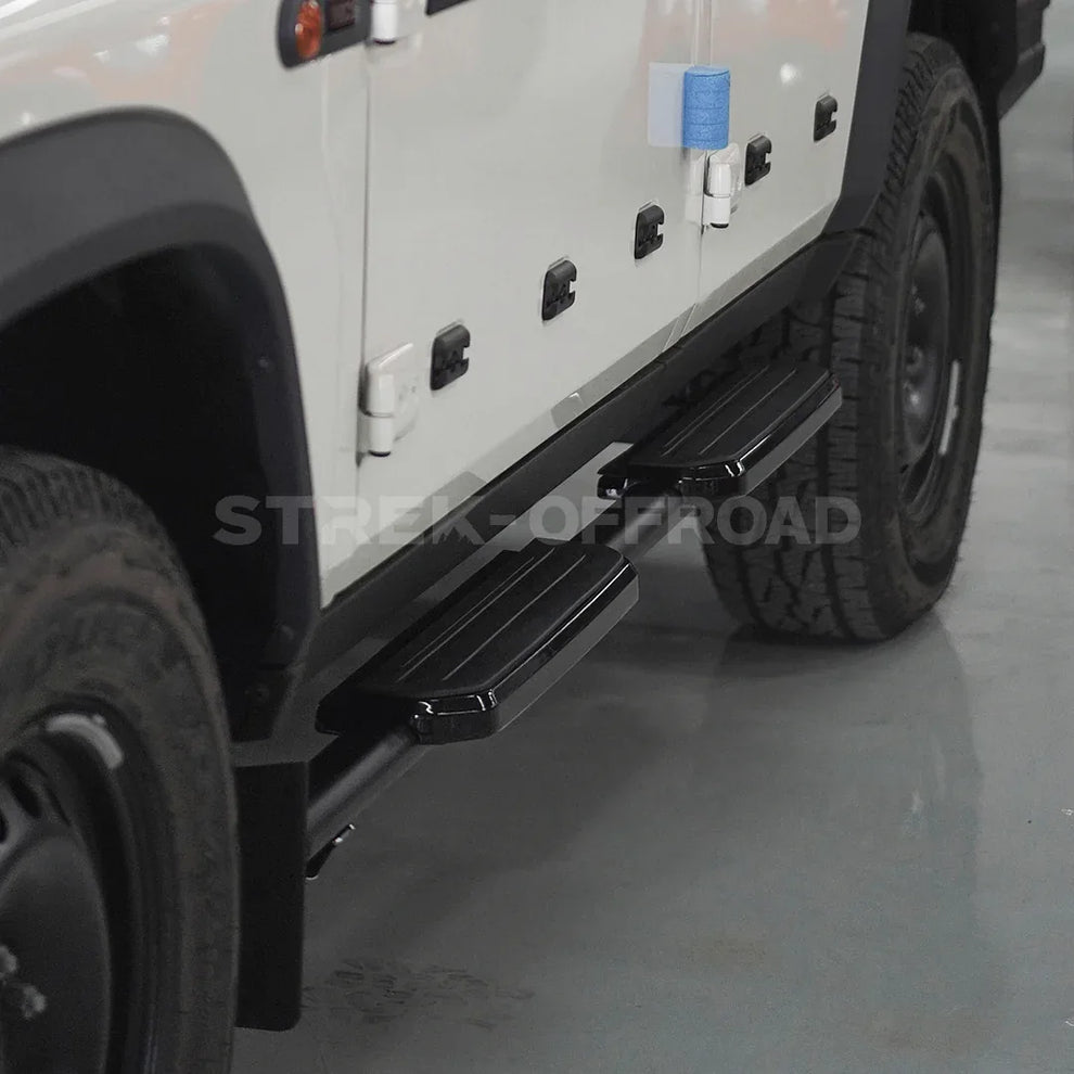 Ineos Grenadier Fixed Side Steps - Defender & Checkerboard Patterns
